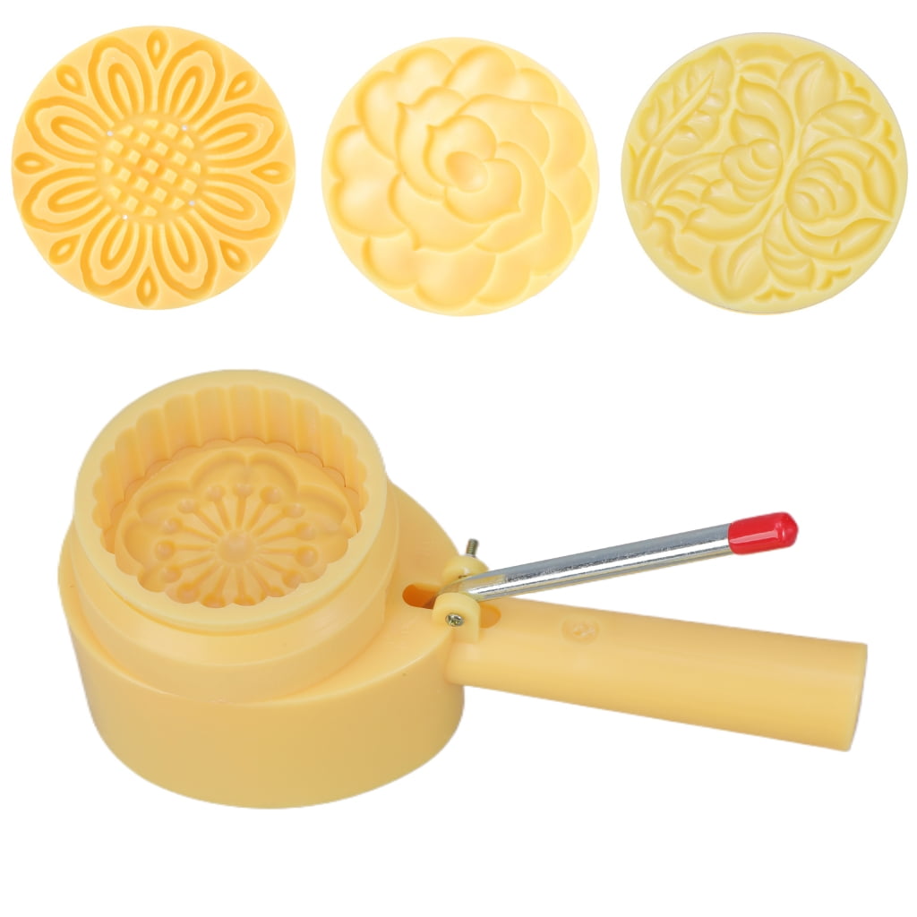 Chinese Mold ABS Plastics Festival Cake Hand Press Practical Pastries ...