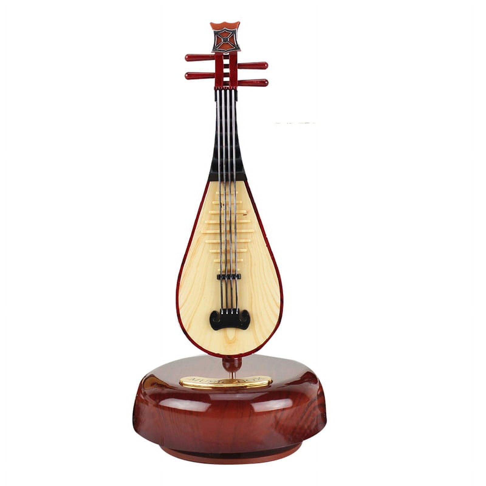 Chinese Music Box Classical Wind Up Twirling Rotating Base Instrument ...