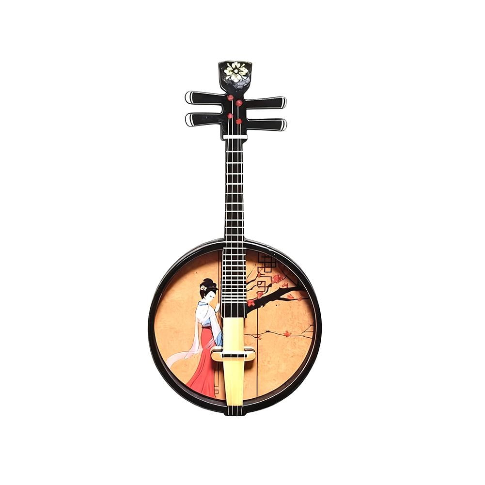 Chinese Musical Instrument Fridge Magnets, Antique Pipa Gu-zheng Ruan ...