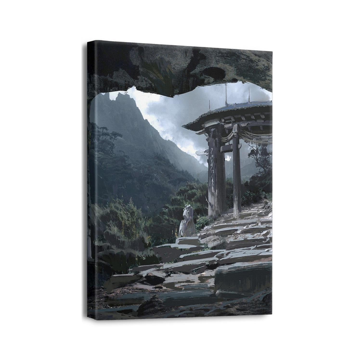 Chinese Myth Sun Wukong Canvas Print Poster Room Decor Ancient ...