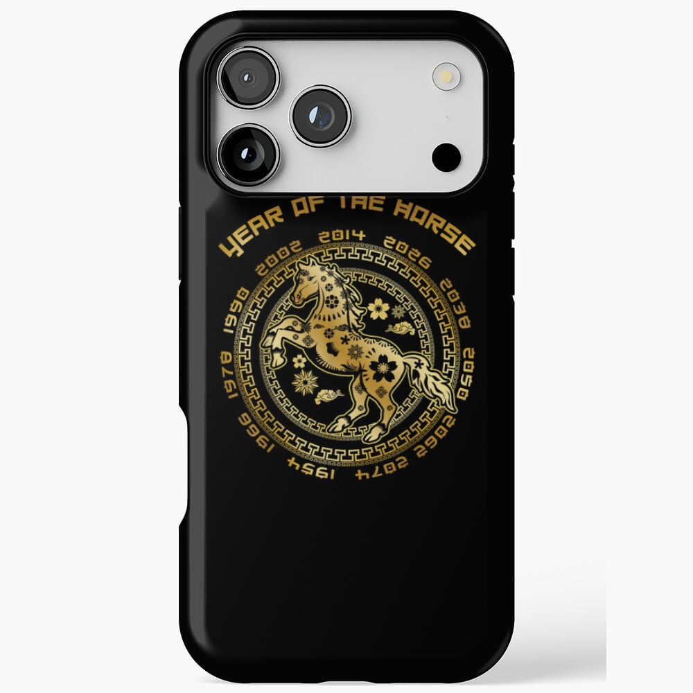 Chinese New Year 2026 Year Of Horse iPhone Case 17 to 11 Pro Max ...