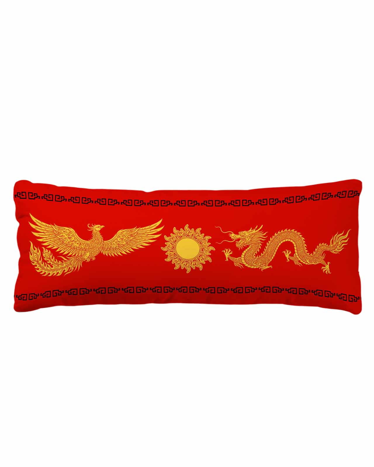 Chinese New Year Body Pillow Cover 20 x 60 Inch Decorative Pillow Cover ...
