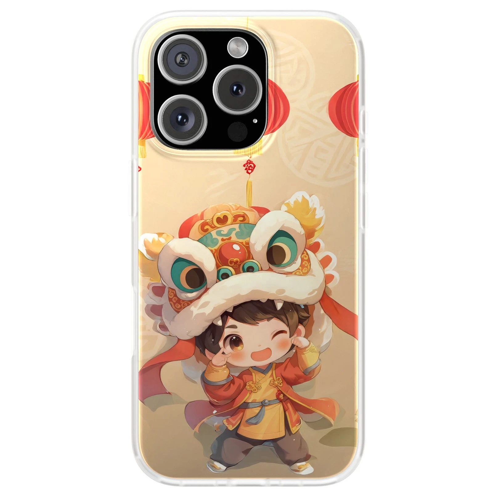 Chinese New Year Celebration Phone Case for iPhone 11 12 13 14 15 16 17 ...