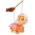 Chinese New Year DIY Lion Dance Lantern Kit, Handheld Lantern Festival ...