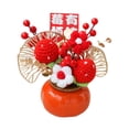 Chinese New Year Decoration Artificial Flower Bouquet Bucket – Festive ...