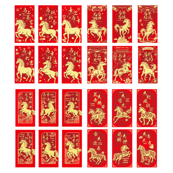 Chinese New Year Red Envelopes, Lunar New Year Envelopes Decorations ...