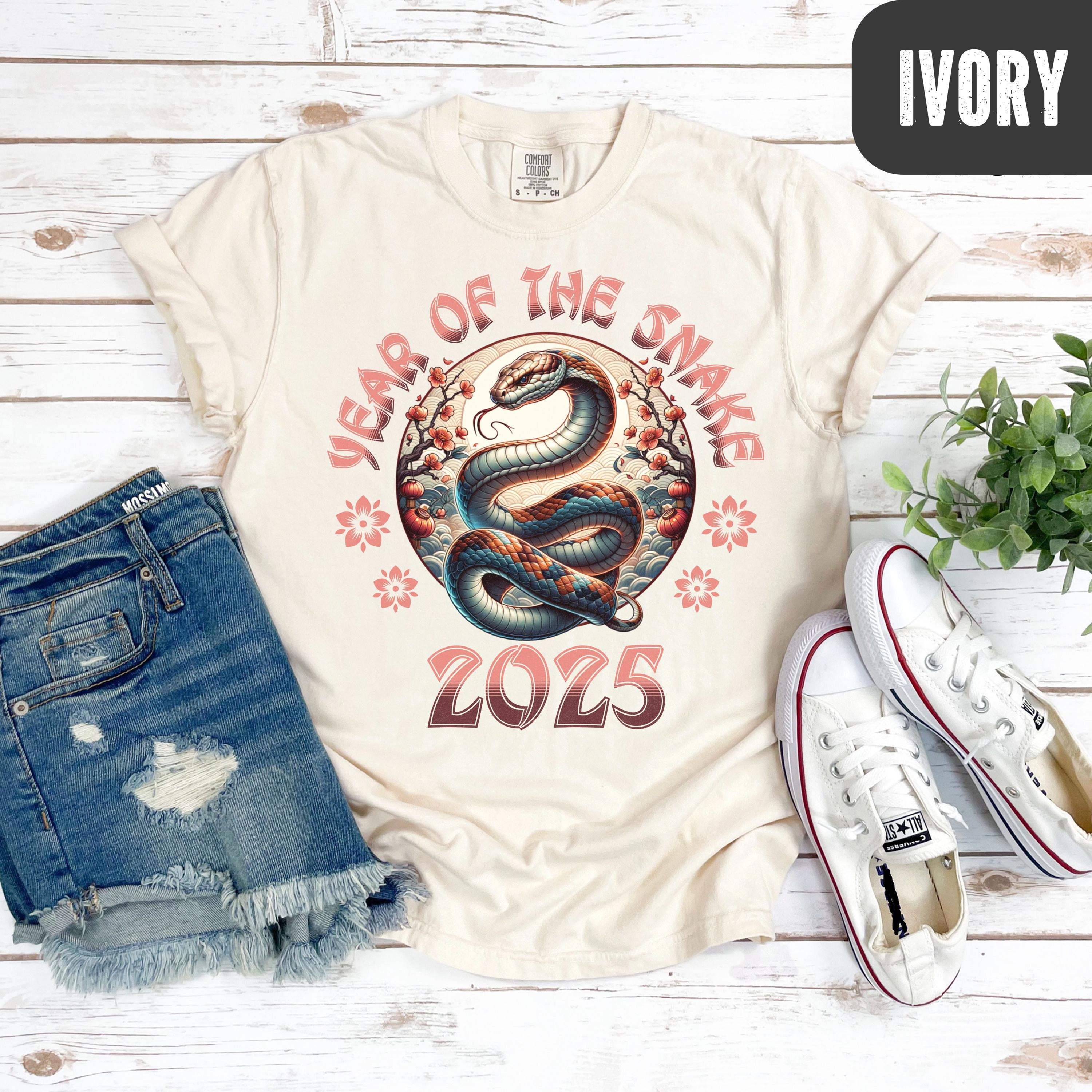 Chinese New Year Shirt, Year Of the Snake Tee, Happy New Year Snake ...