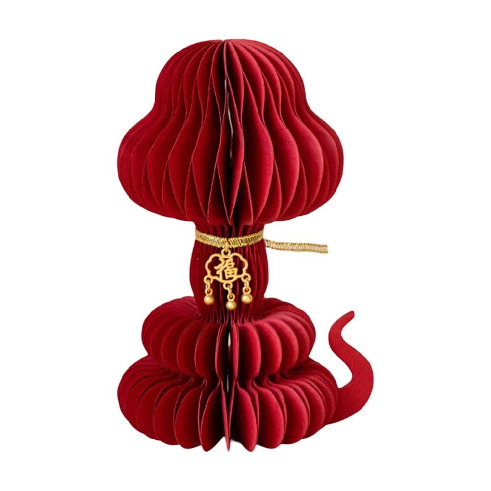 Chinese New Year Snake Ornaments Paper Gourd Decoration for Entrance ...