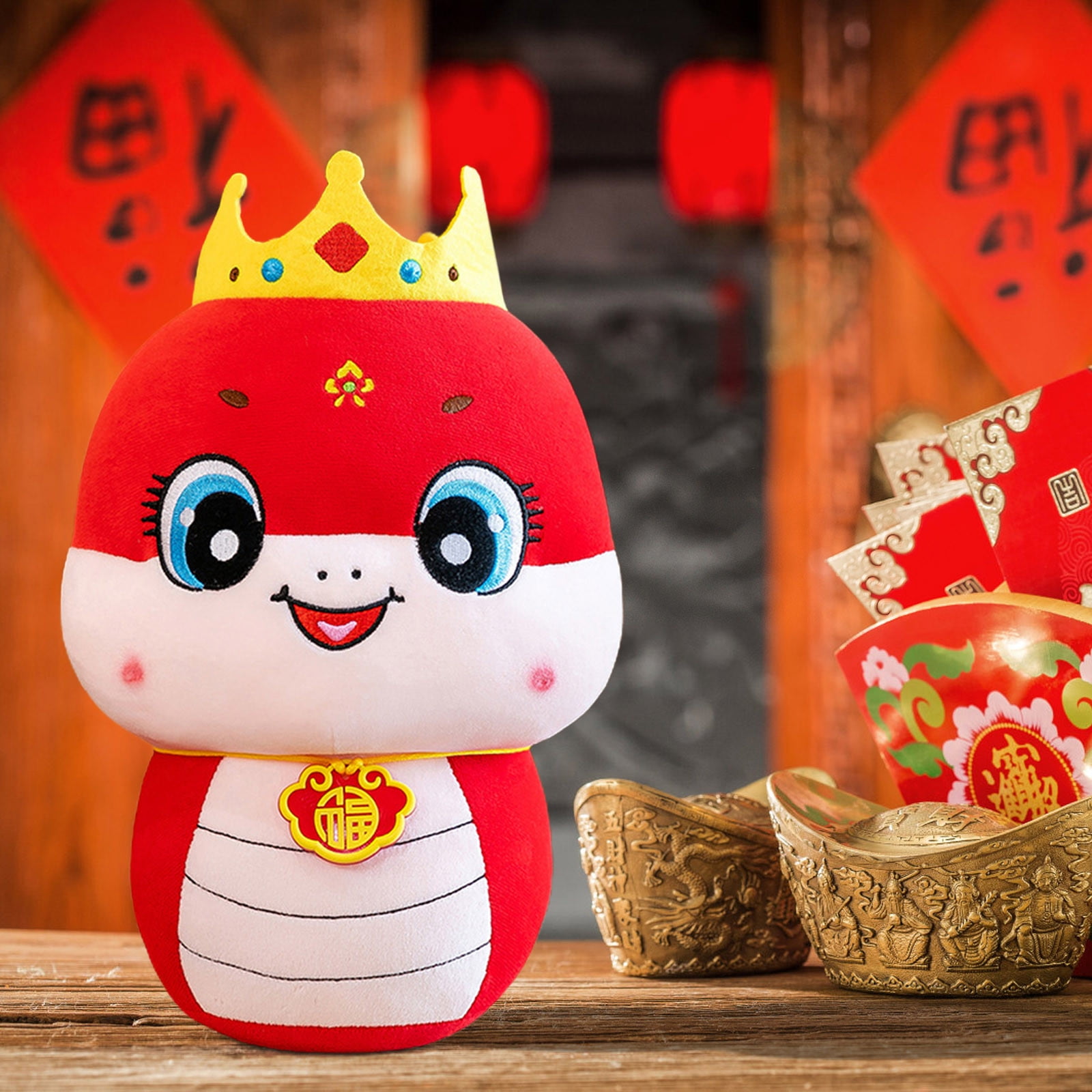 Chinese New Year Snake Stuffed Animals 7.9inch Chinese New Year Gifts ...
