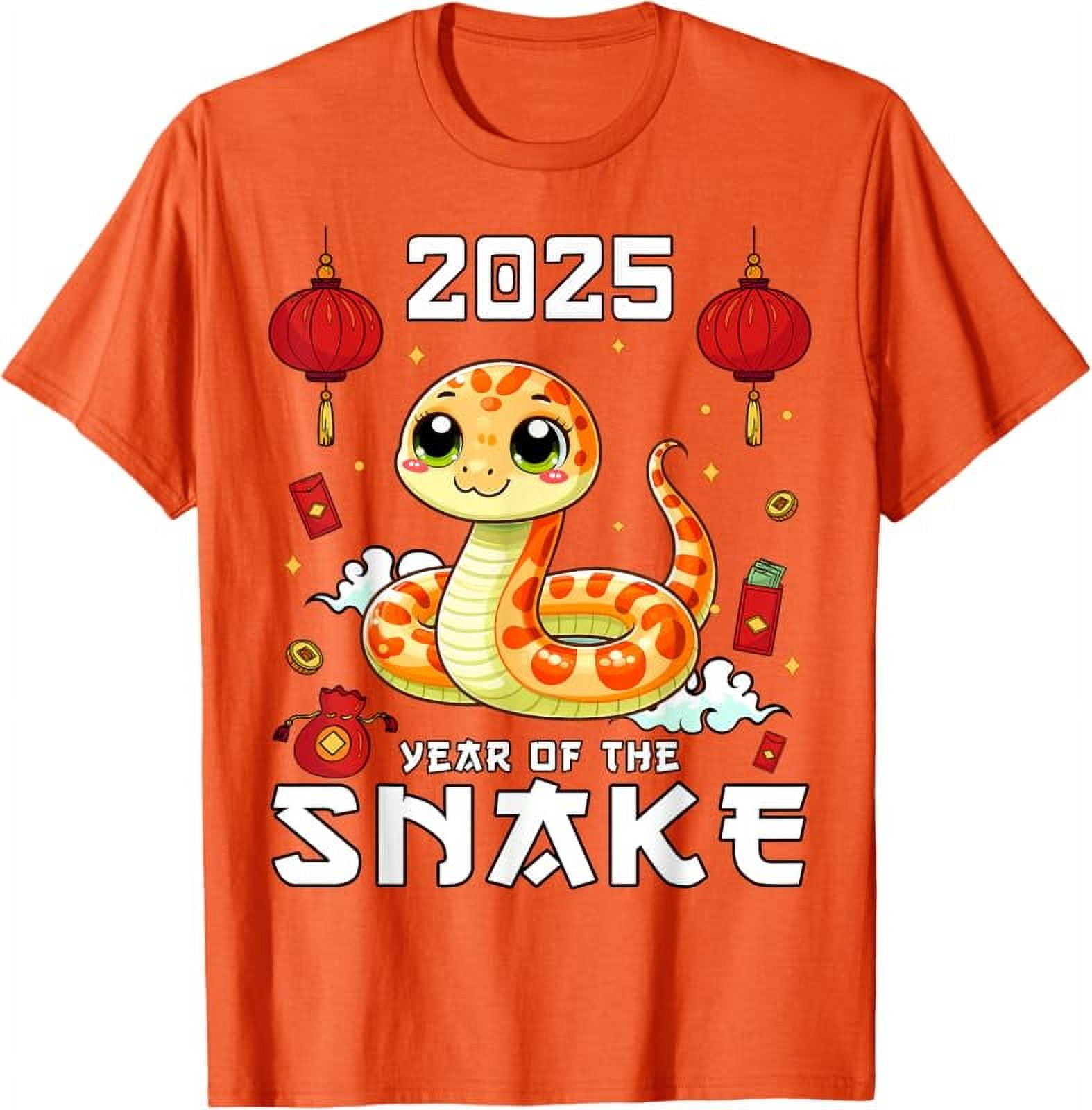 Chinese New Year Snake the Year of the Snake 2025 T-Shirt - Walmart.com
