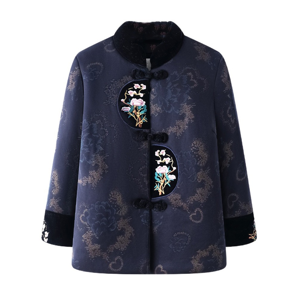 Chinese New Year grandma winter Tang costume thick mom button and ...