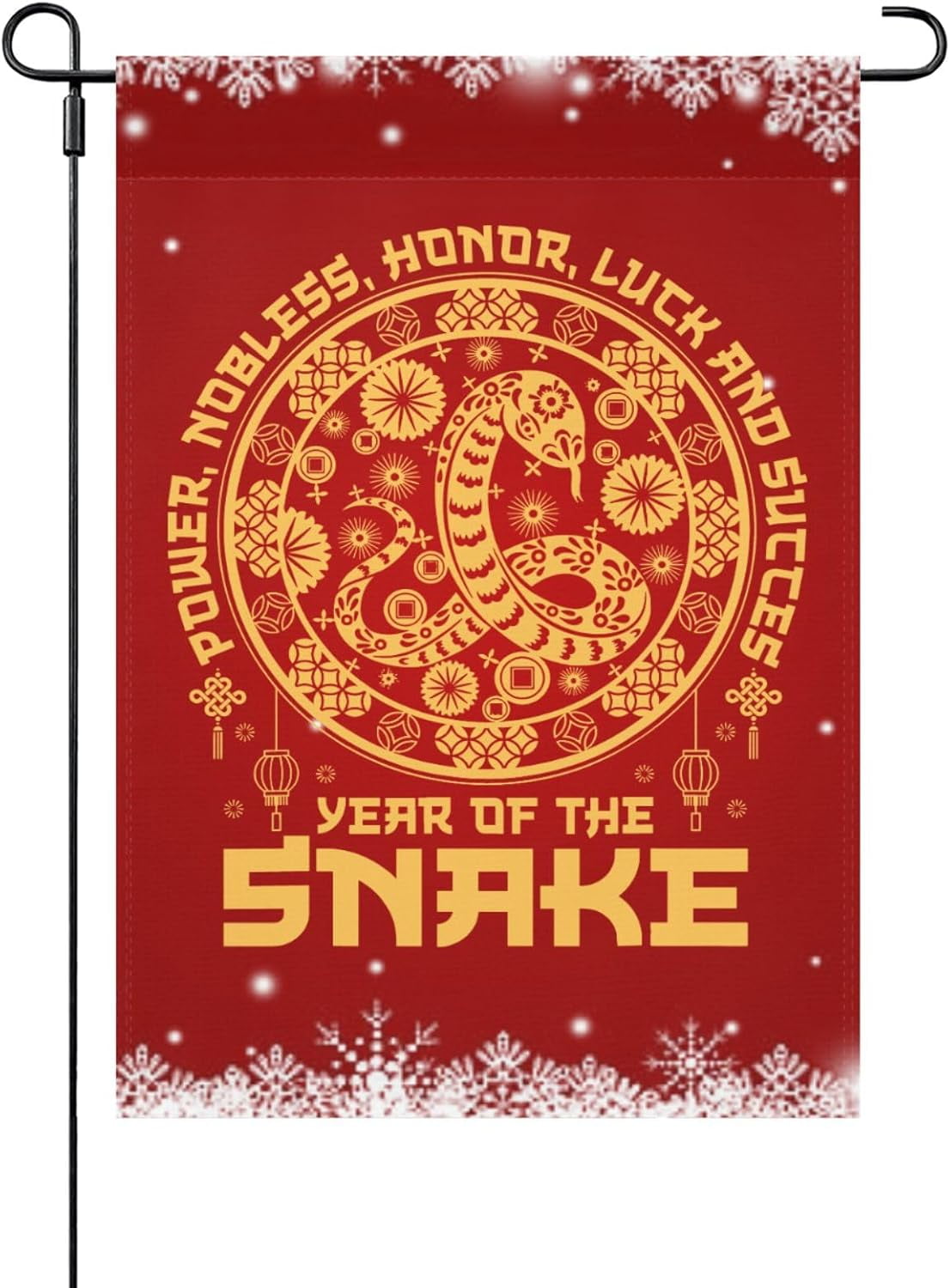 Chinese News Year Snakes The Year Of The Snakes 2025 House Flags One ...