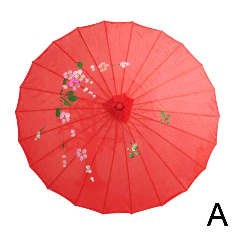 Chinese Oil Paper Umbrella Vintage Traditional Dance Props Parasols ...