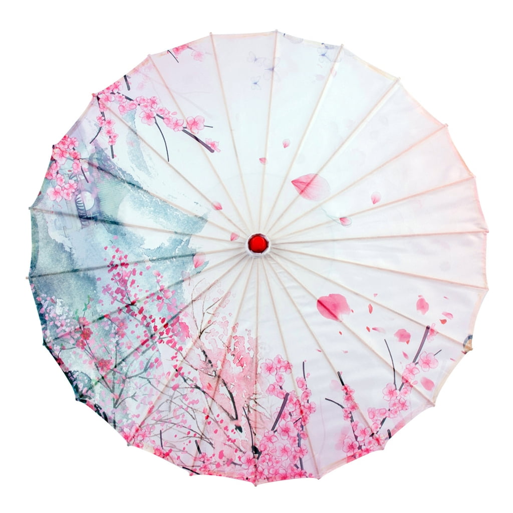 Chinese Oiled Paper Umbrellas Dance Parasols Bambooes Silk Umbrellas ...