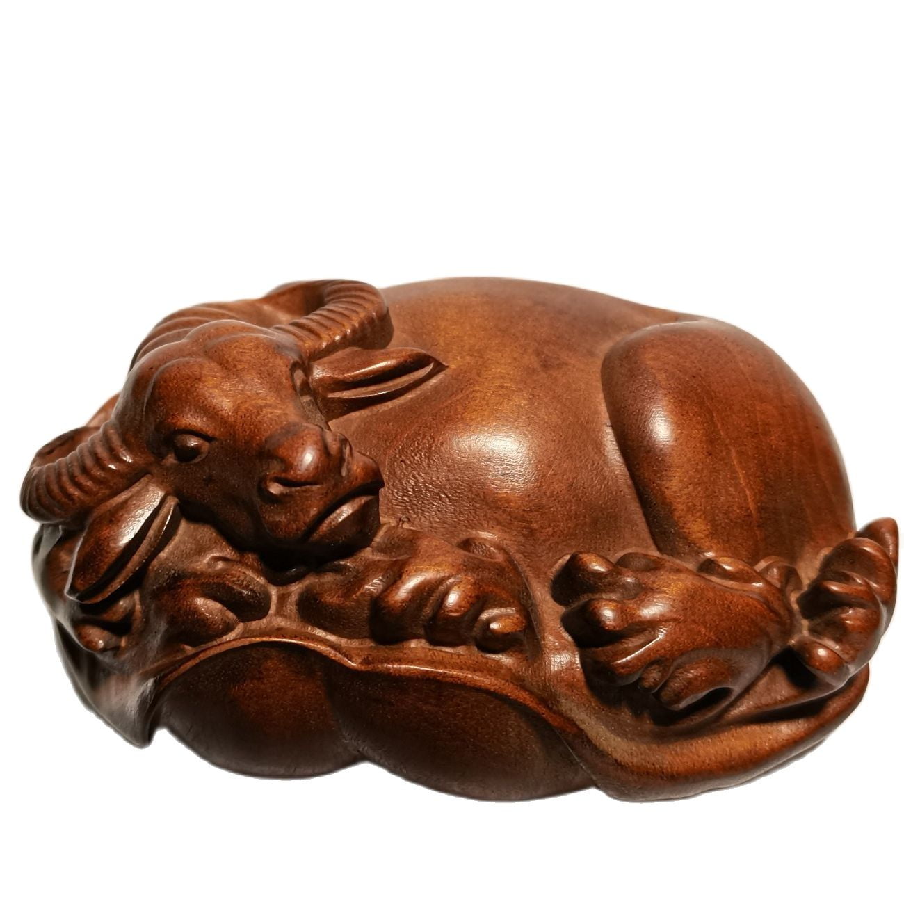 Chinese Old Boxwood hand carved wooden african statues decor statue ...