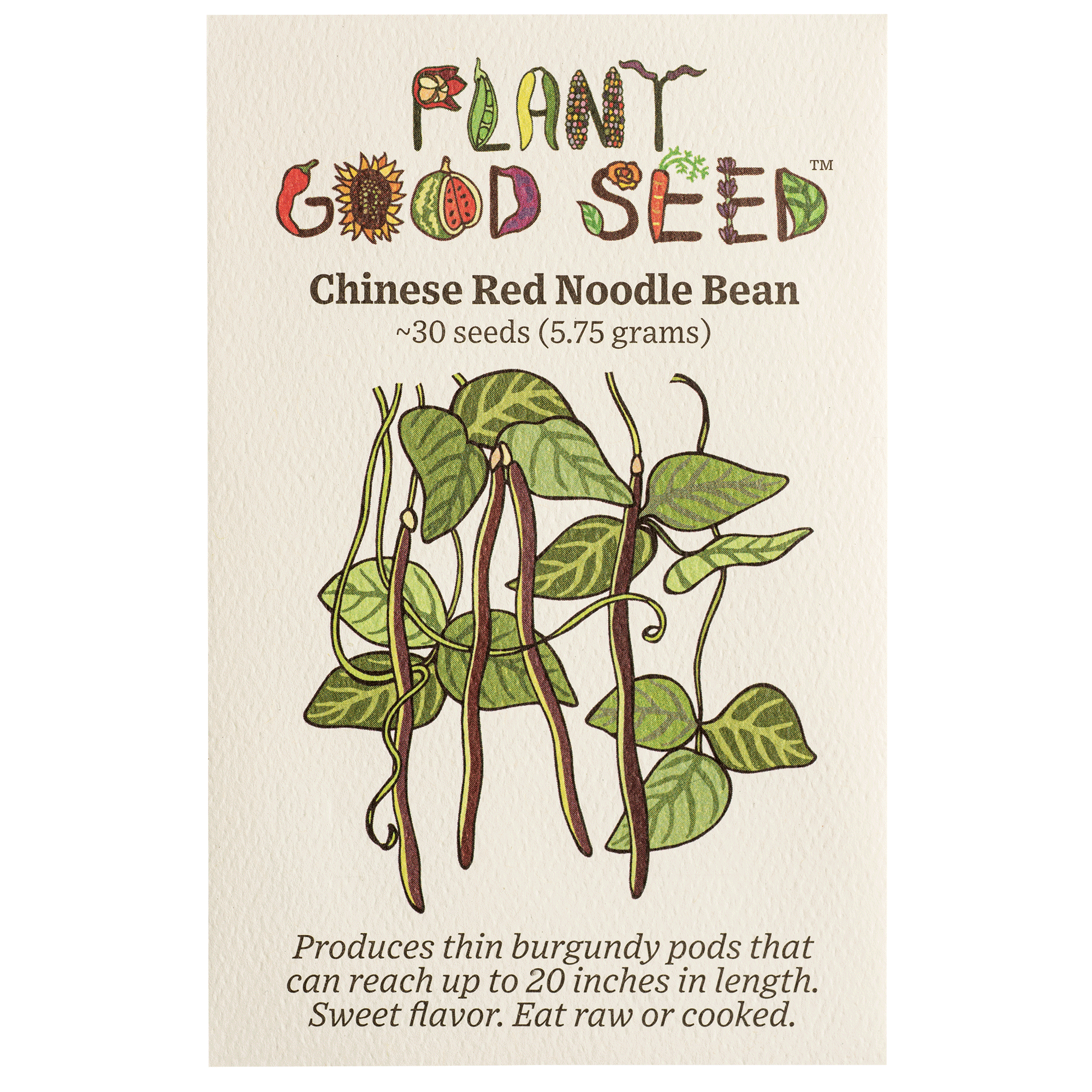 Chinese Red Noodle Bean Seeds - Walmart.com