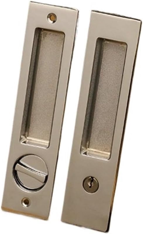 Chinese Retro Sliding Door Lock Indoor Cabinet Wooden Door Double-Sided ...