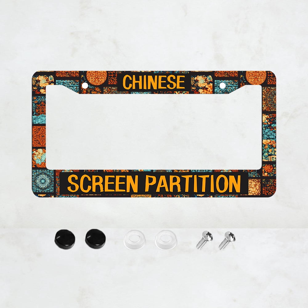 Chinese Screen Partition License Plate Prame Aluminum Auto Parts ...