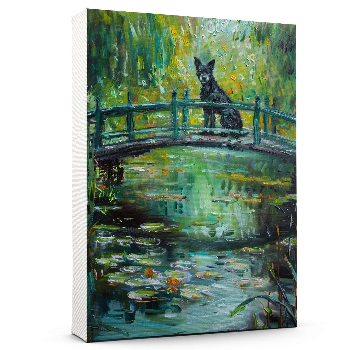 Chinese Shar Pei Art Print Poster, Dog Canvas, Chinese Shar Pei Wall ...