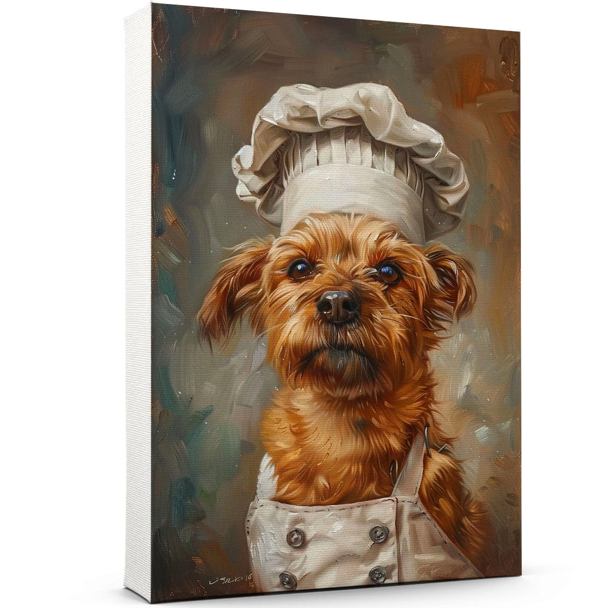 Chinese Shar Pei Dog Chef Poster, Chinese Shar Pei Dog Cooking Food ...
