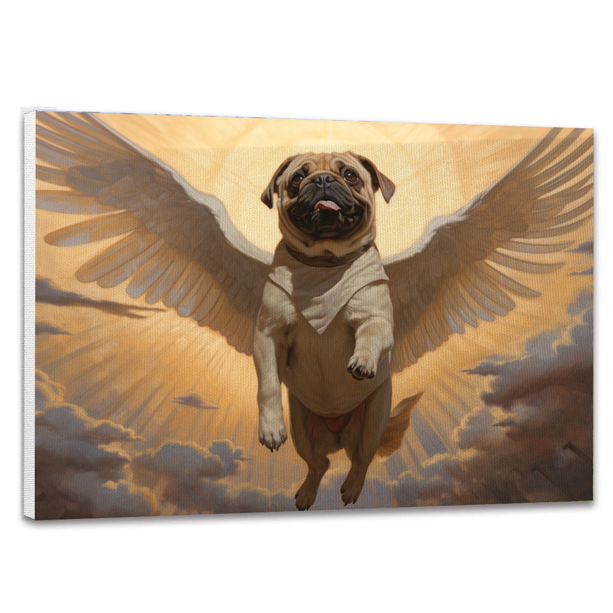 Chinese Shar Pei Dog Memorial Gifts - Waiting At The Door Canvas - Dog ...