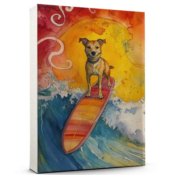 Chinese Shar Pei Dog Stretched Canvas Size 8x12 – Surfboard Canvas ...