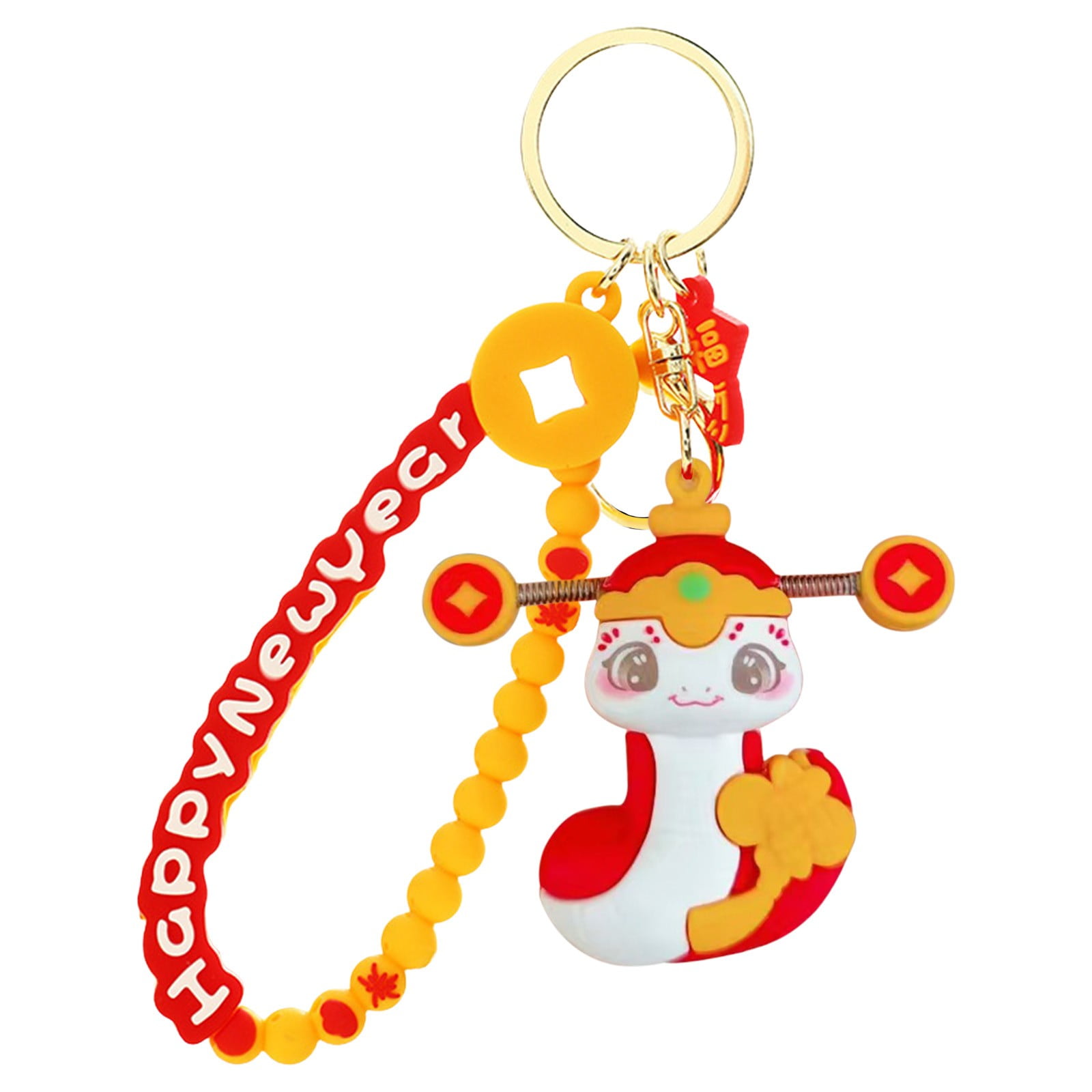 Chinese Snake Keychain 1 PC 2025 Snake Year Keychains Cute Animal ...