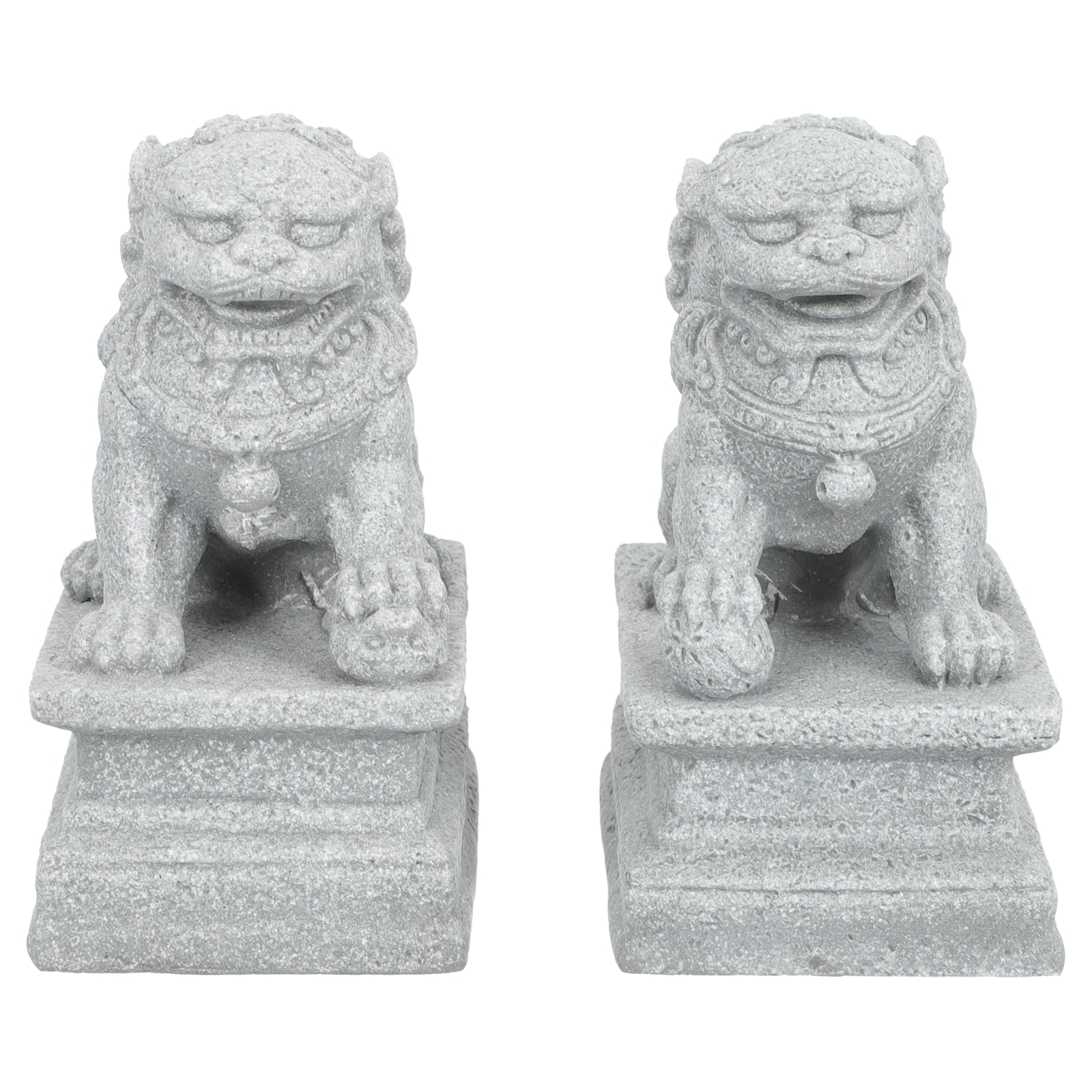 Chinese Statue Dog Figurines Animal Mini Statues Asian Guardian ...