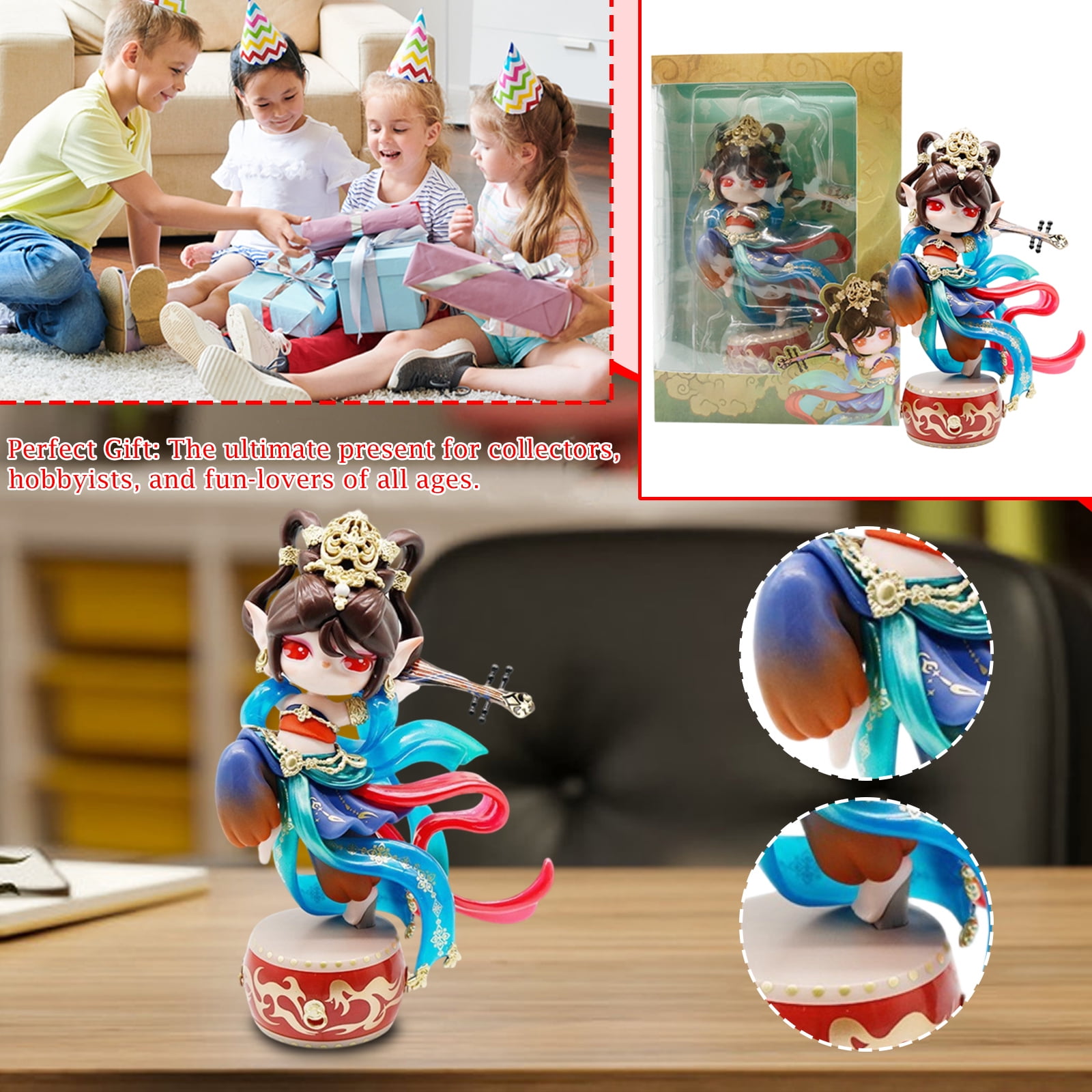 Chinese Style Ancient Figure Doll Ornament, Traditional Chinese Design ...