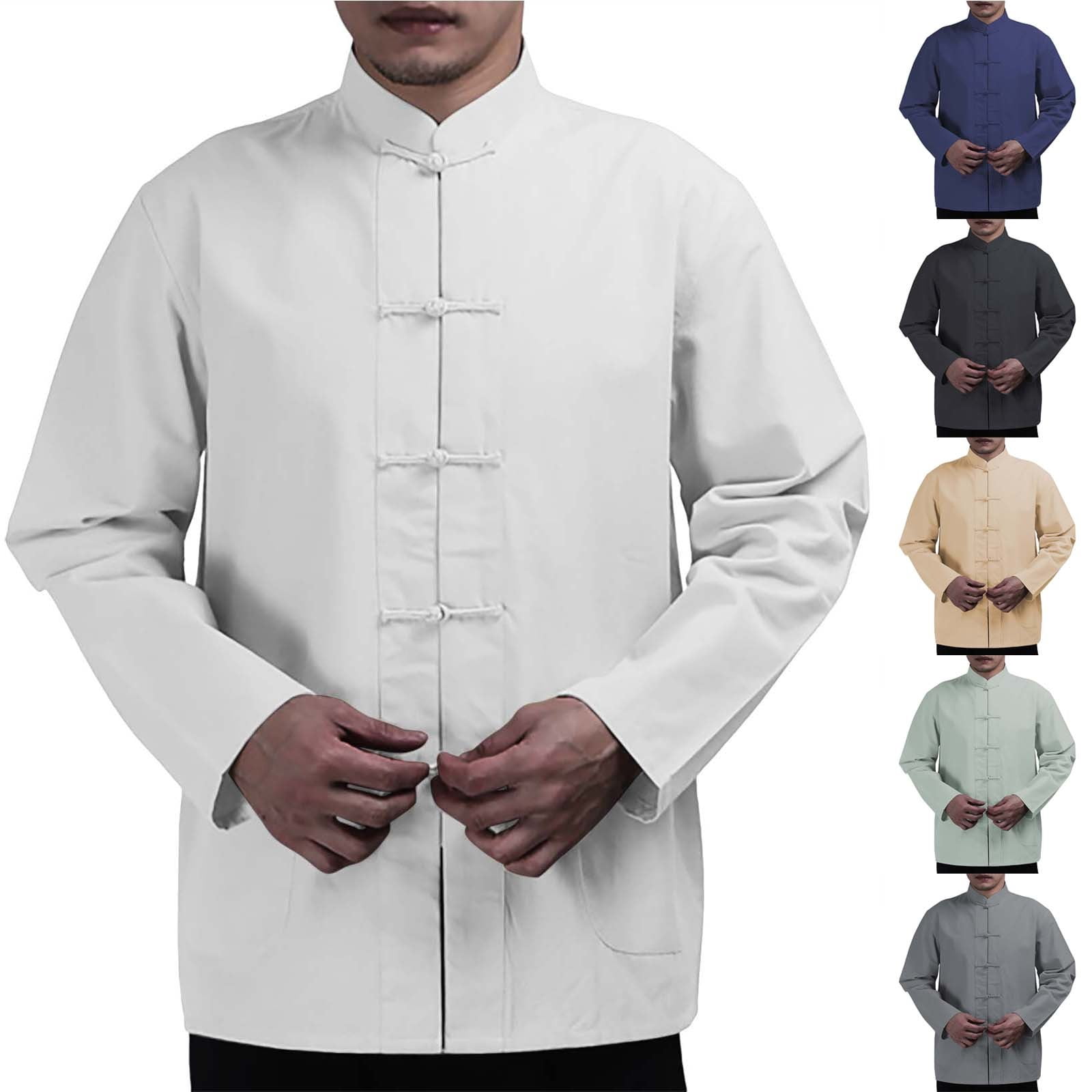 Chinese Style Clothing Tang Suit - Kung Fu Short Sleeve Shirt for Men ...