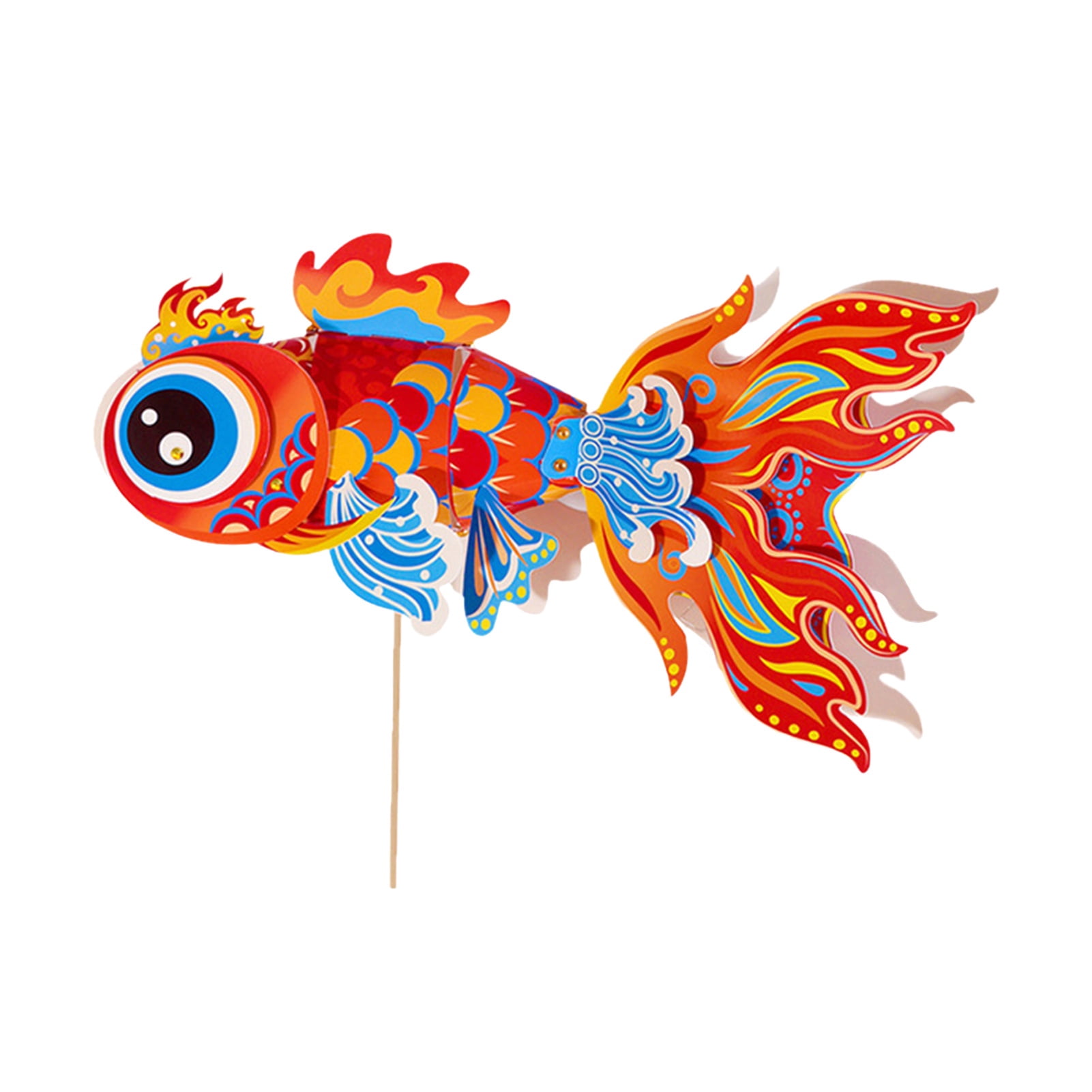 Chinese Style Fish Lantern Handmade LED Light-up Goldfish Lantern ...