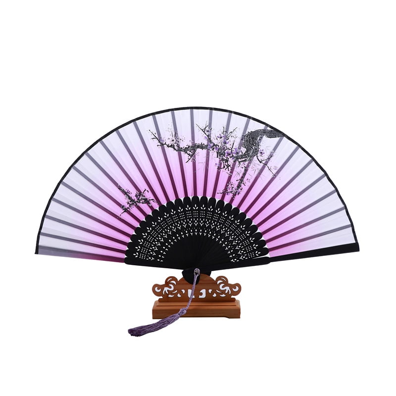 Chinese Style Hand Fan Silk Folding Fan Home Decoration Ornaments ...