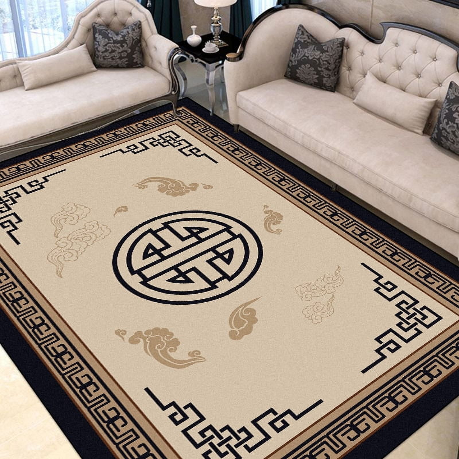 Chinese Style Home Carpets Living Room ration Soft Carpet Light Luxury ...