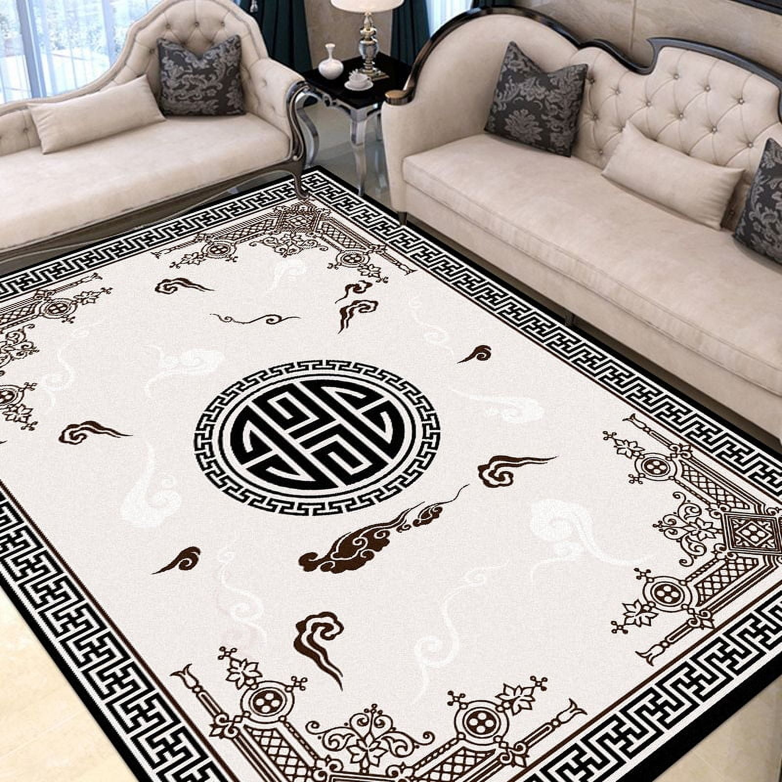 Chinese Style Home Carpets Living Room ration Soft Carpet Light Luxury ...