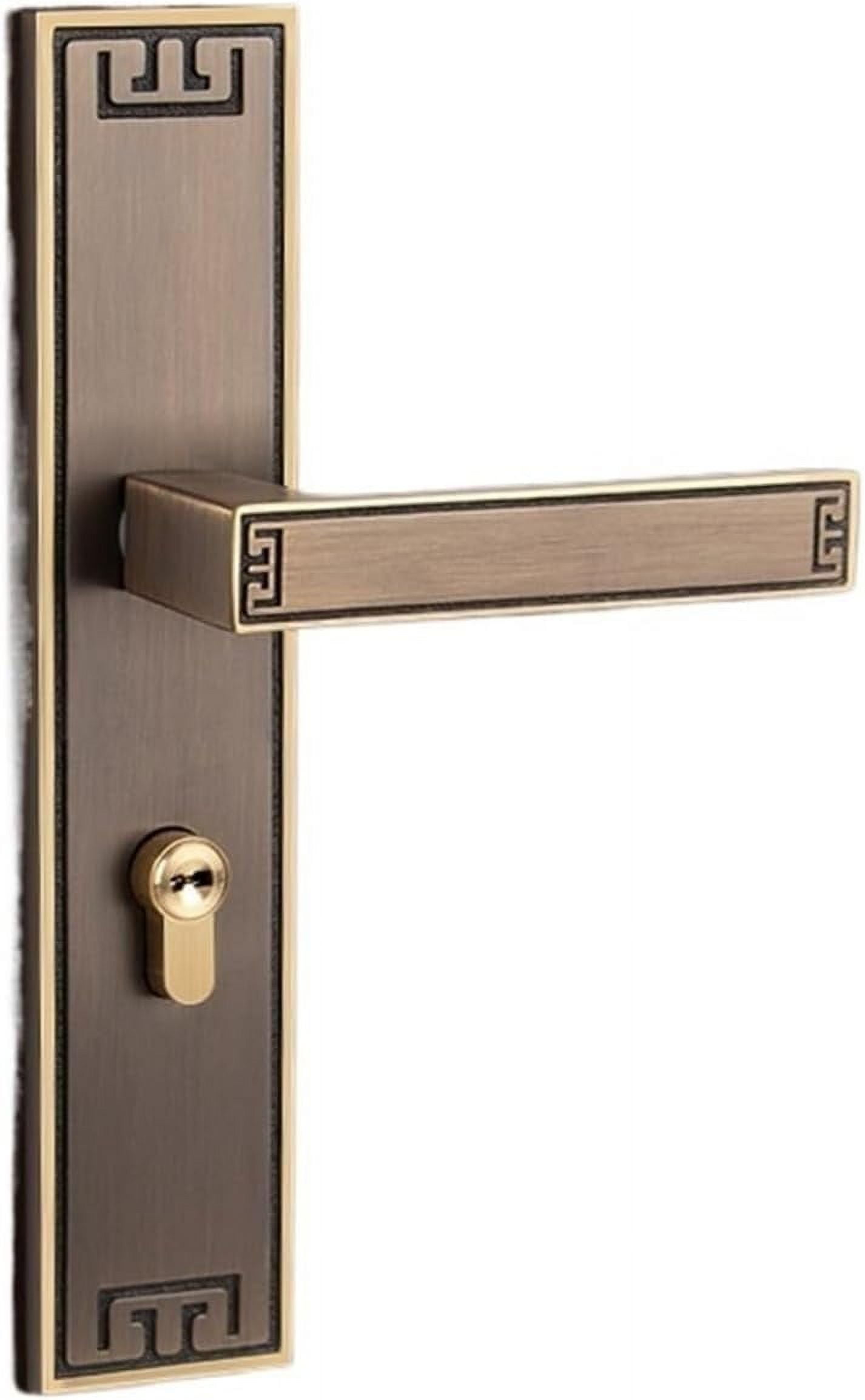 Chinese Style Indoor Pure Copper Door Lock Household Silent Bedroom ...