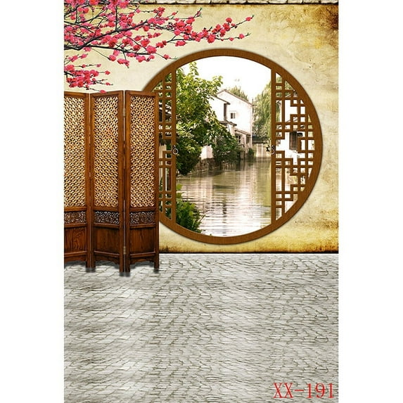 Chinese Style Joyous Opening Door Family Portraits Scenery Wedding ...