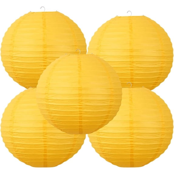 Chinese Style Paper Lanterns, Set of 5, Suitable for Party Decoration ...