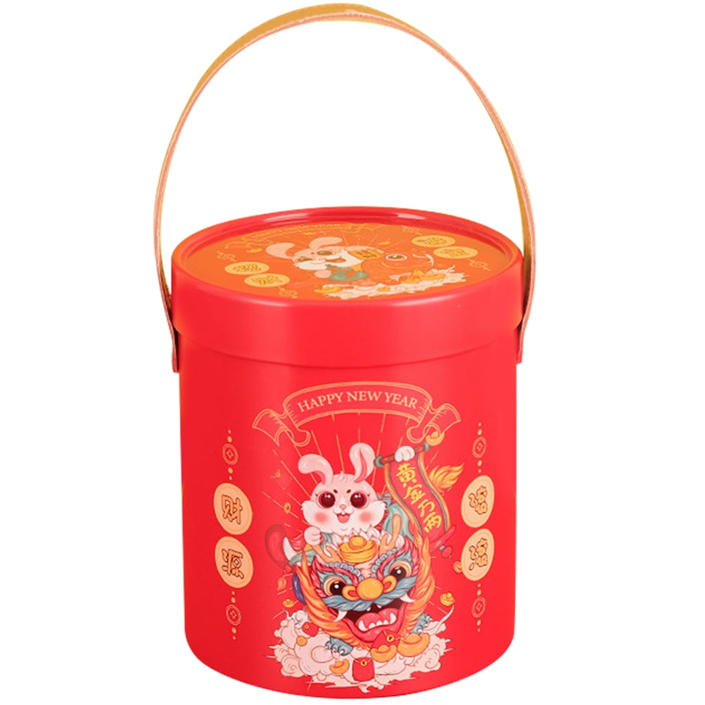RENACLIPY Chinese Style Storage Bucket Metal Multi 1Set - Walmart.com