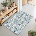 Chinese Style Tower Leaf Crane Rectangle Area Rug 2x3ft,Living Room Rug ...
