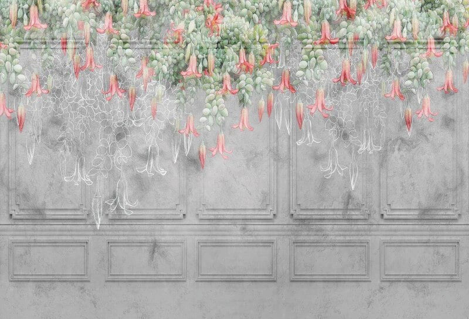 Chinese Style Watercolor Flowers Birds Real Scene Photocall Background ...