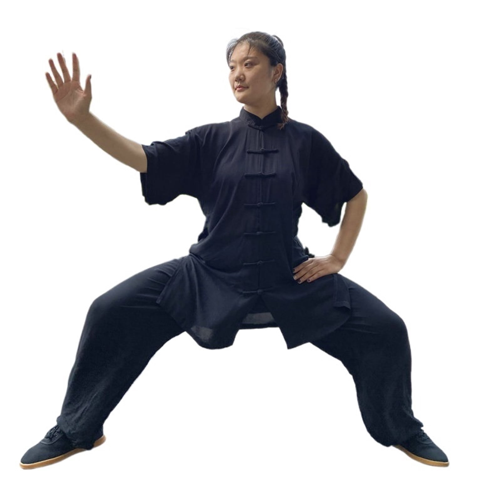 Chinese Tai Chi Uniform Cotton Wushu Kung Fu Clothing Martial Arts Wing ...