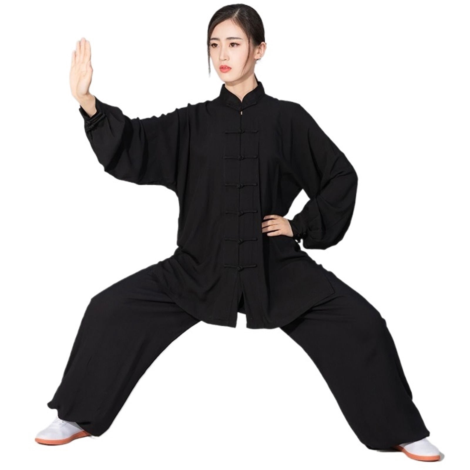 Chinese Tai Chi Uniform Cotton Wushu Kung Fu Clothing Martial Arts Wing ...