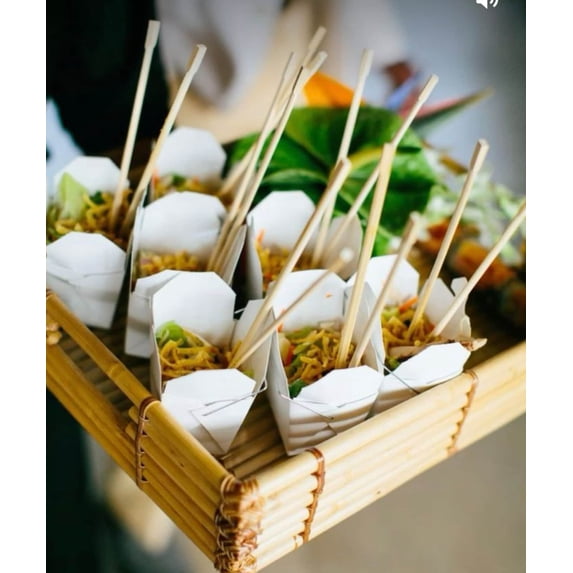 Chinese Take Out Boxes w/Chopsticks Set of 25 - Walmart.com