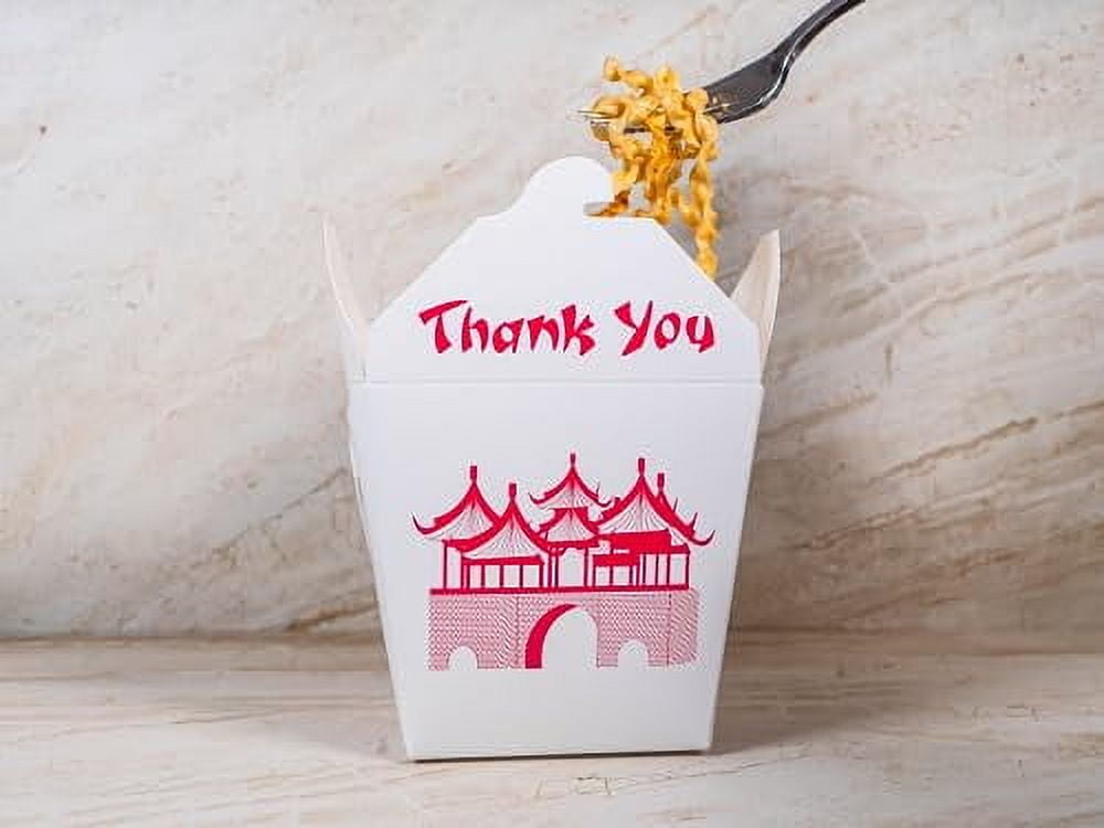 Chinese Take Out Boxes with Pagoda Design, Party Favor and Food Pail ...