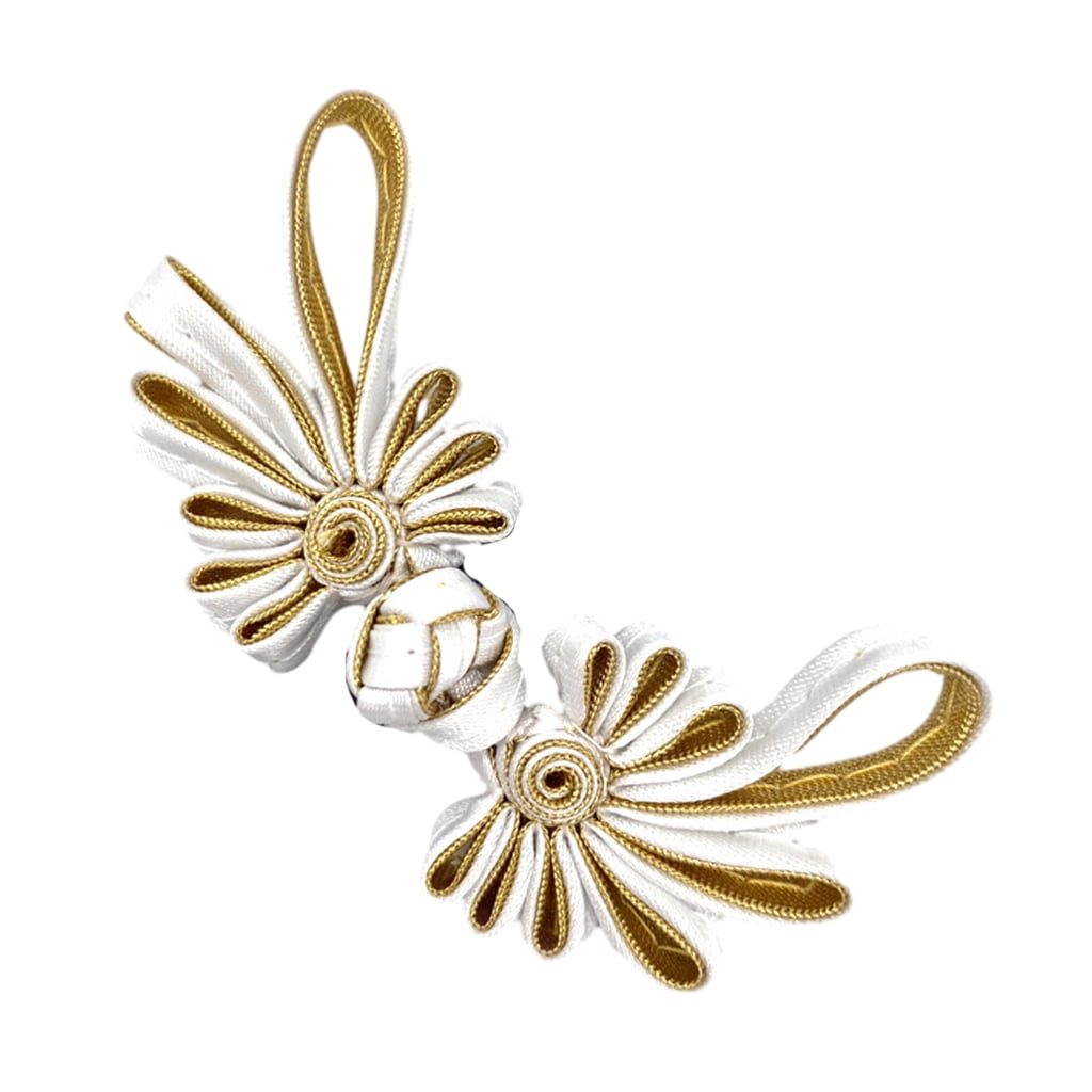 Chinese Tang Suit Flower Cheongsam Buttons Knot Fastener Closures DIY ...