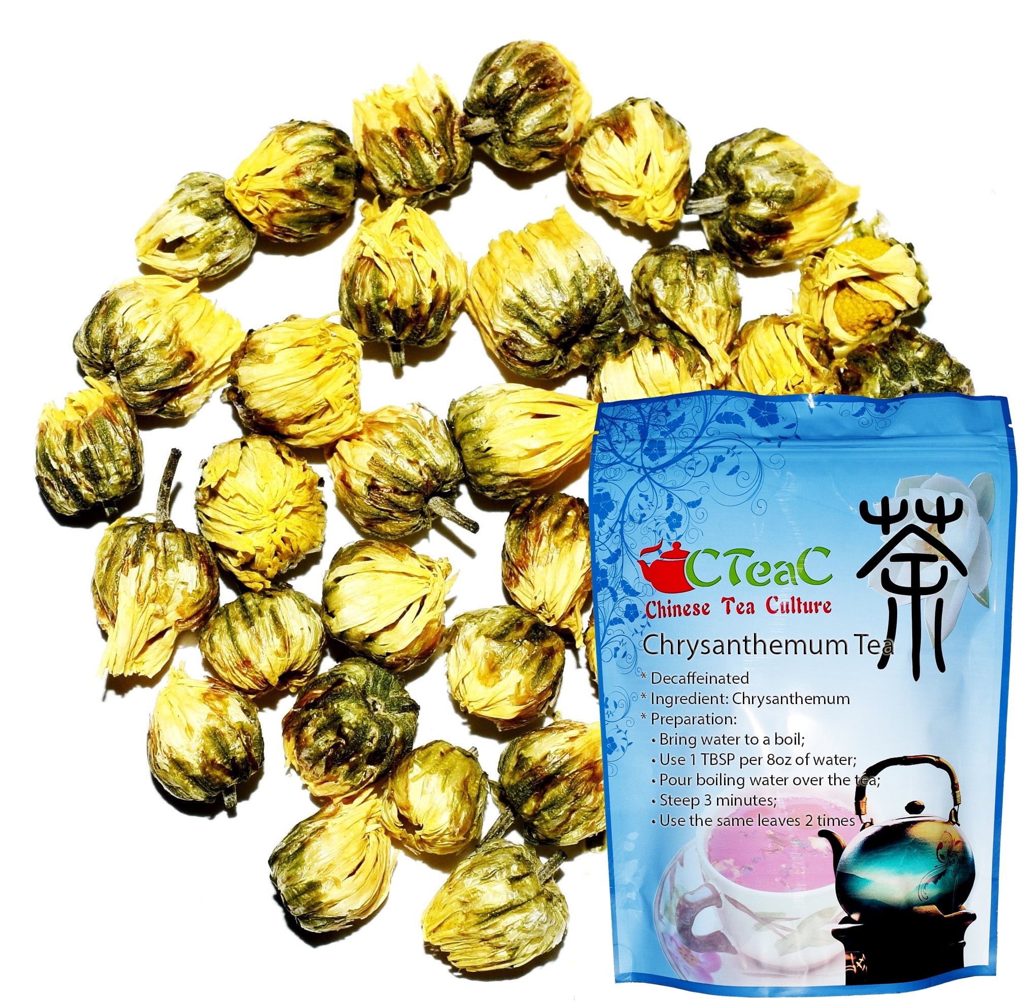 Chinese Tea Culture Chrysanthemum Tea, decaffeinated, it has a delicate, slightly floral aroma ...