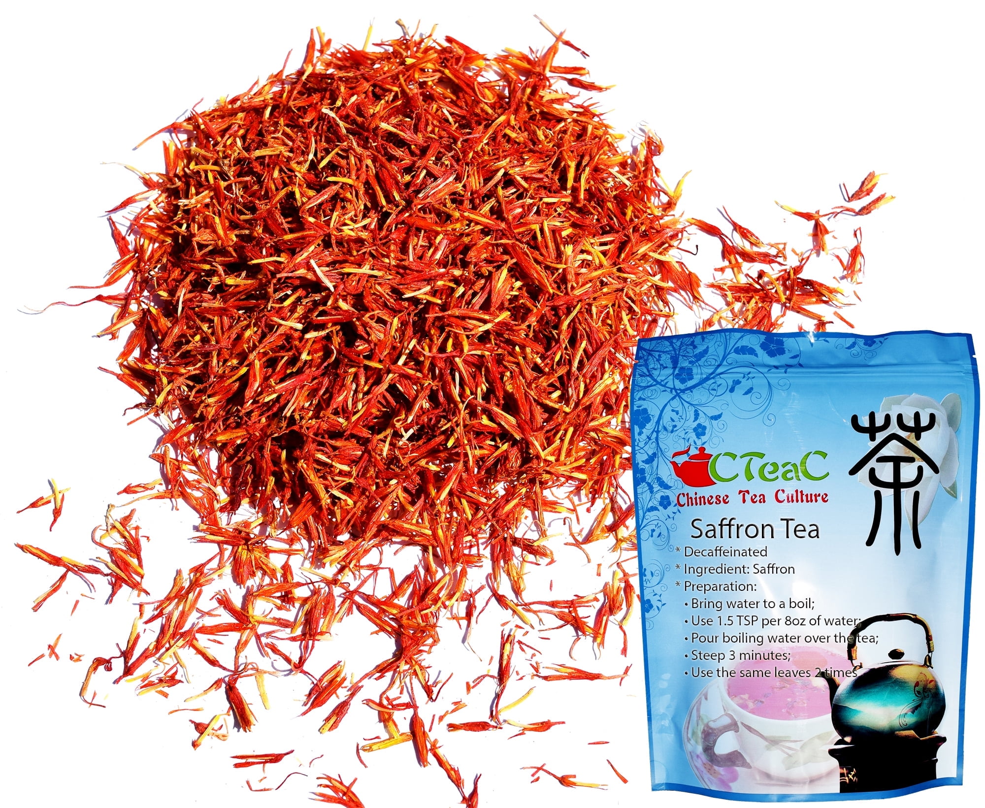 Chinese Tea Culture Saffron Tea, decaffeinated, has a rich taste and ...
