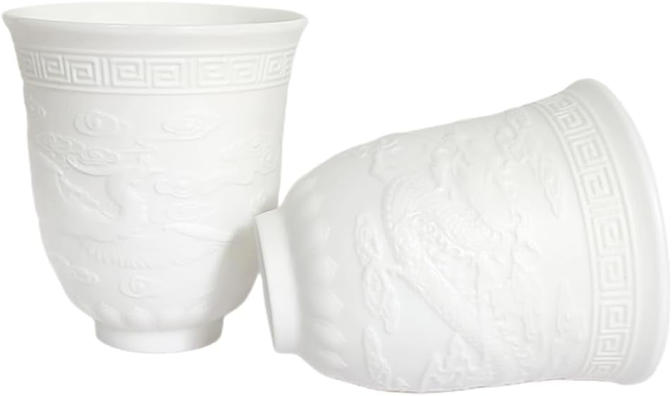 Chinese Tea Cup, Asian Traditional Japanese Teacups, Dragon and Phoenix ...
