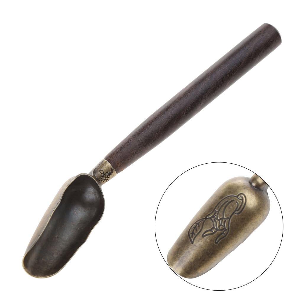 Chinese Tea Spoon Alloy Tea Scoop Spoon Tea Leaves Chooser Holder High ...
