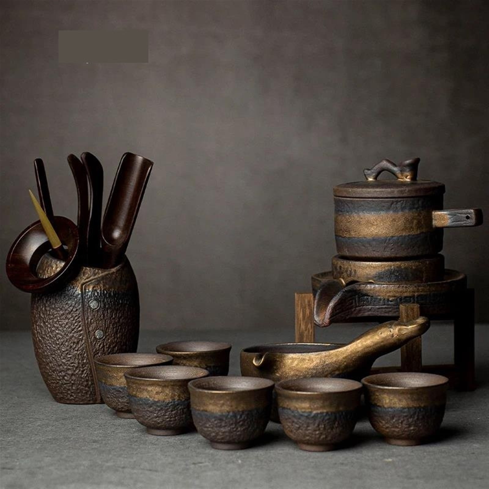 Chinese Teaware Sets Drinkware Japanese Ceramic Teapot With 6 Cups A ...